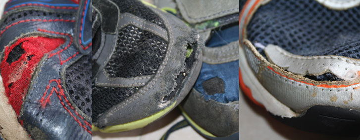 Los niños y sus zapatos rotos – La Gallina y Los Pollitos Blog